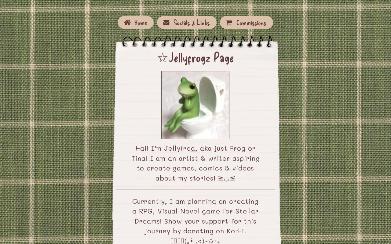 Jellyfrog's Page!